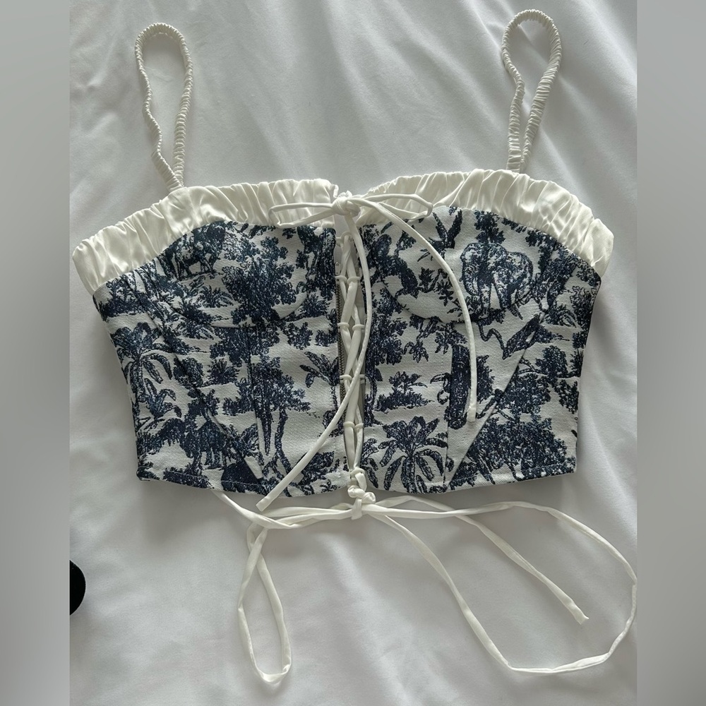 Printed Corset Top - Gem